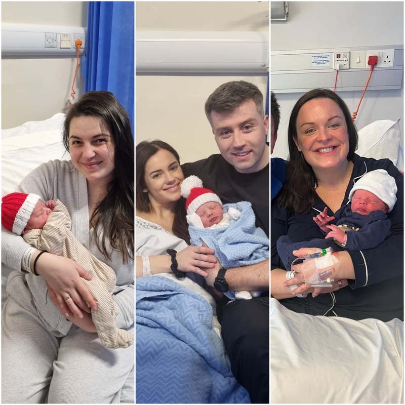 Meet the Christmas Day babies born in hospitals around Ireland