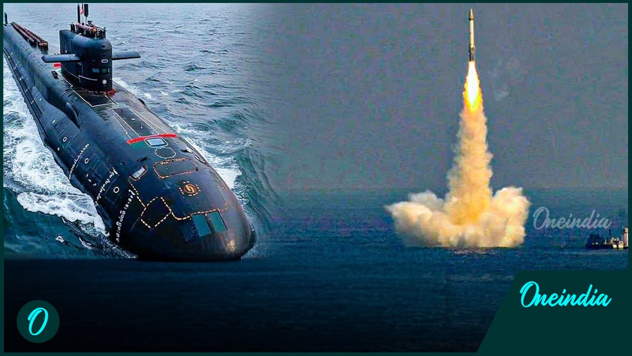 3,500 KM range K-4 missile from nuclear submarine INS Arighaat launched