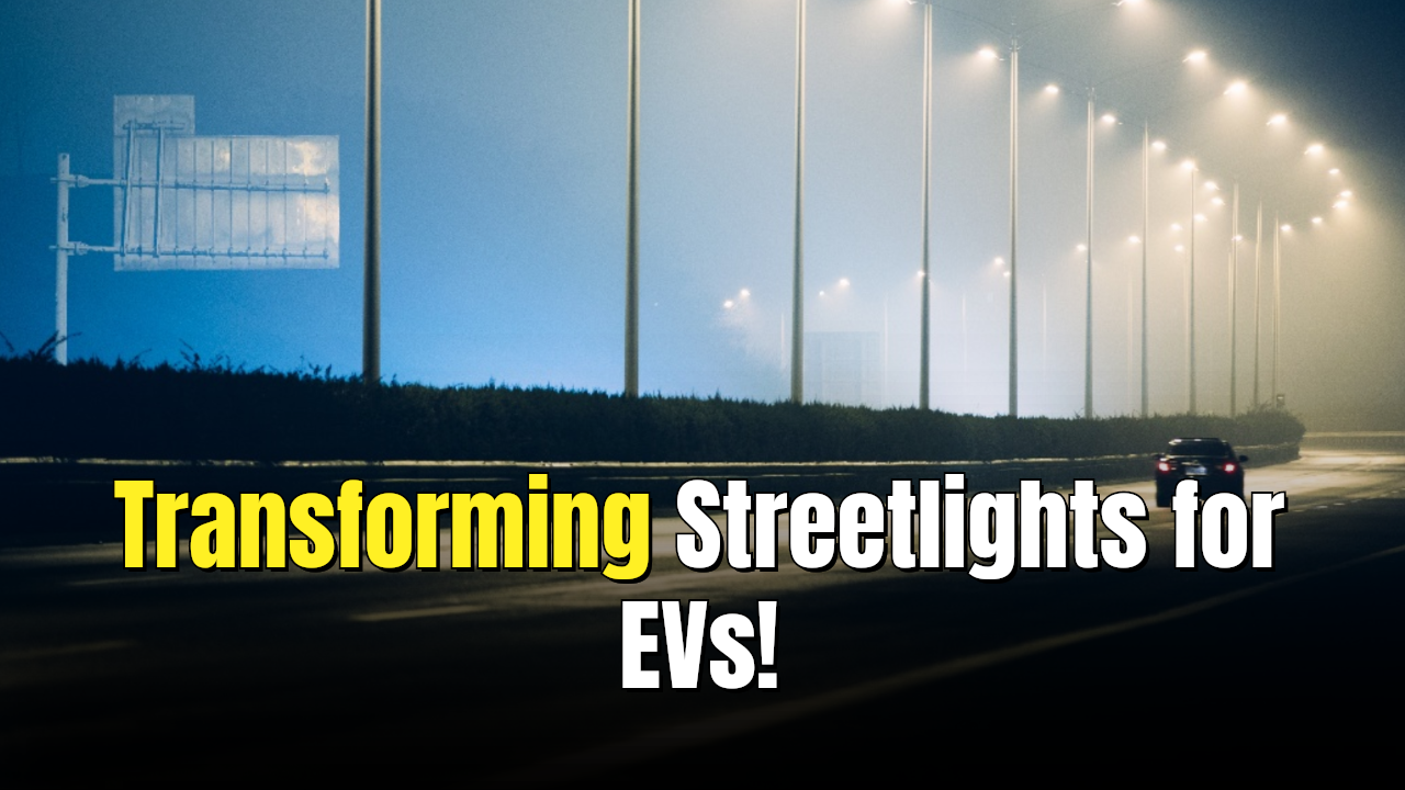 Streetlights could be the answer to low-cost, accessible EV charging