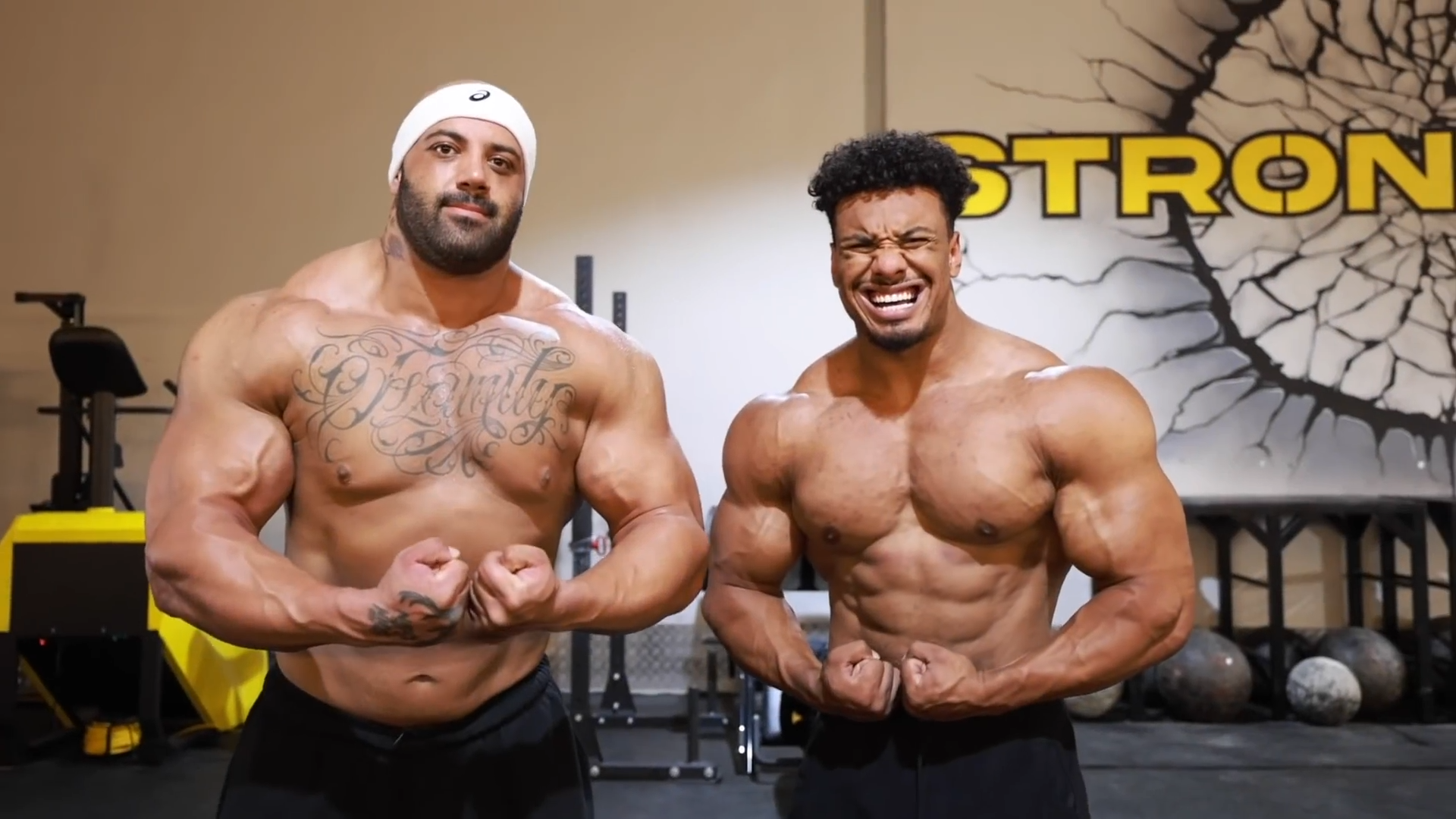 What happens when a 330 lb bodybuilder bench presses after injury