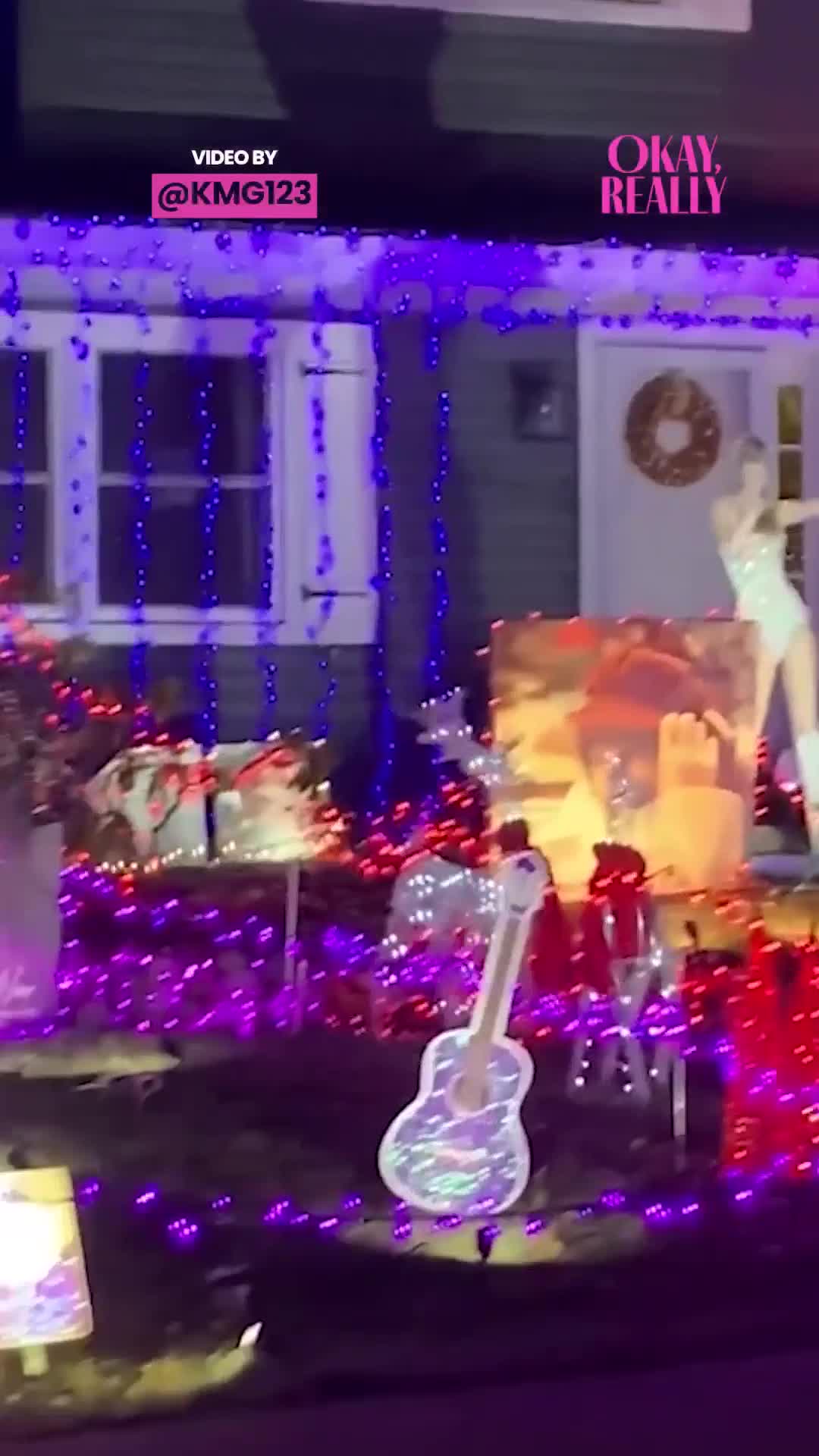 Taylor Swift Christmas house decorations