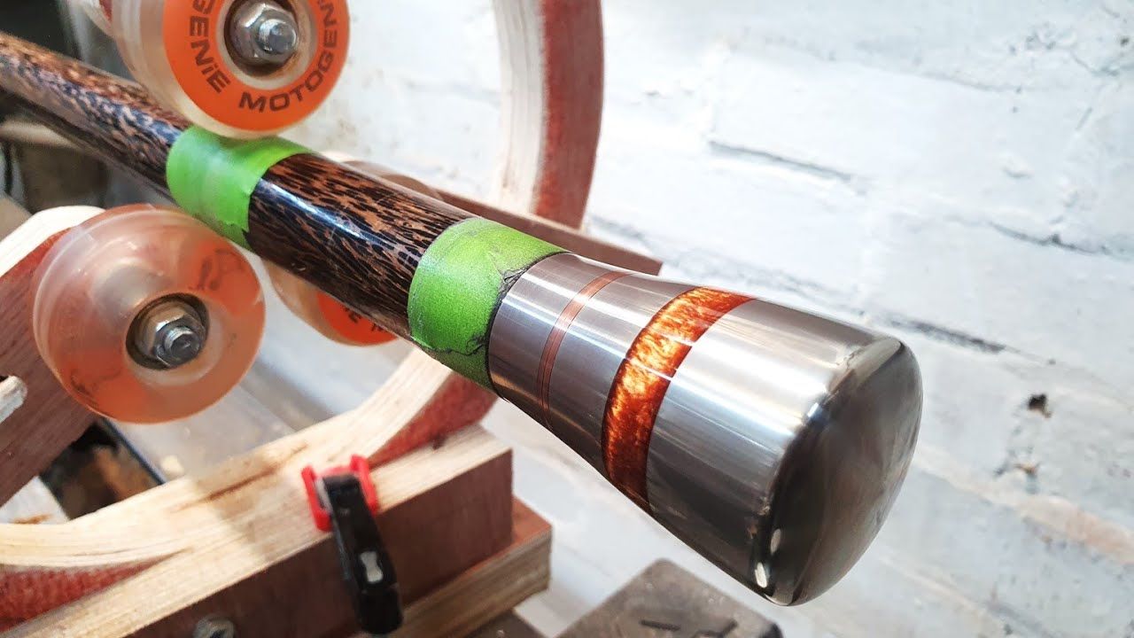 Woodturning a tippling stick: From blank to beauty