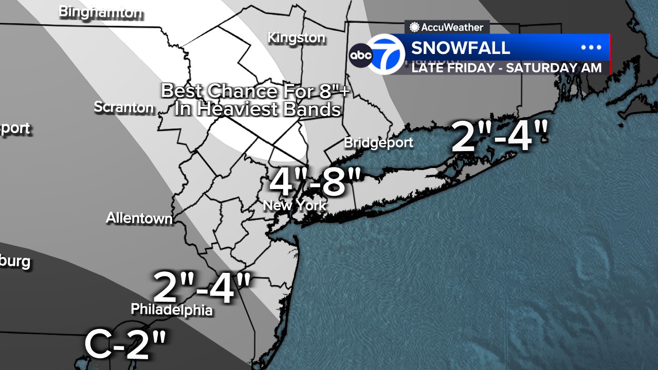 Winter Storm Warning in effect ahead of widespread snow Friday night ...
