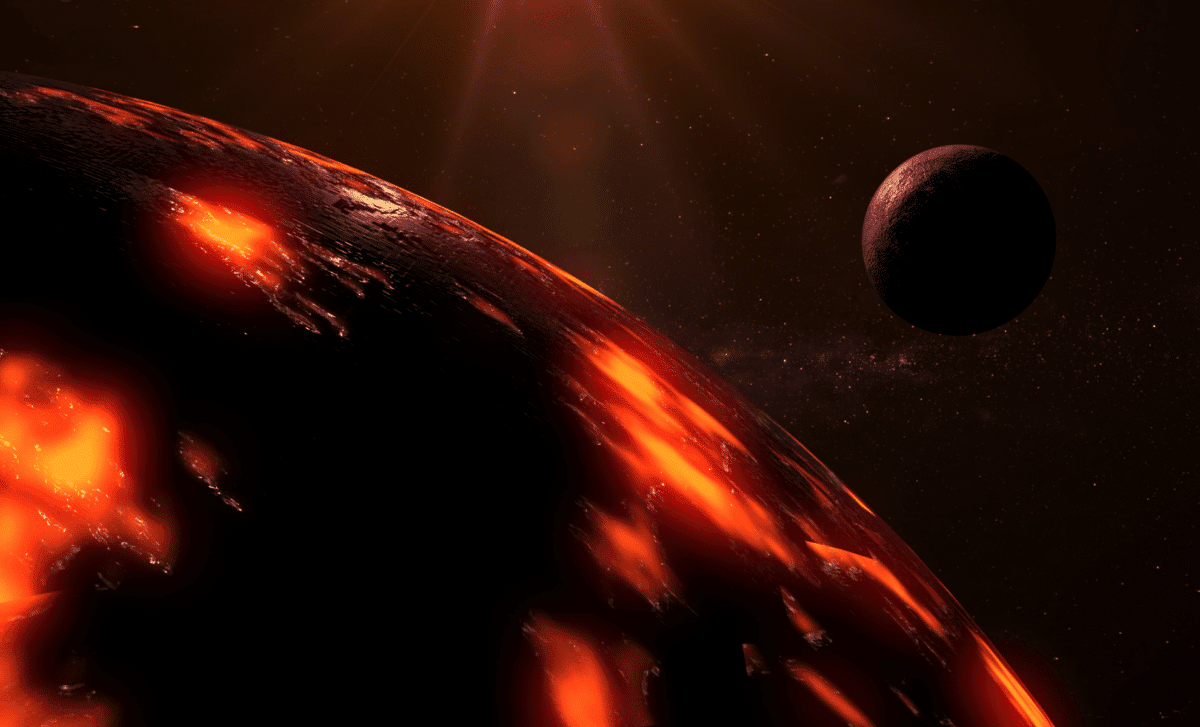 Ancient exoplanet with molten surface holds on to atmosphere against ...