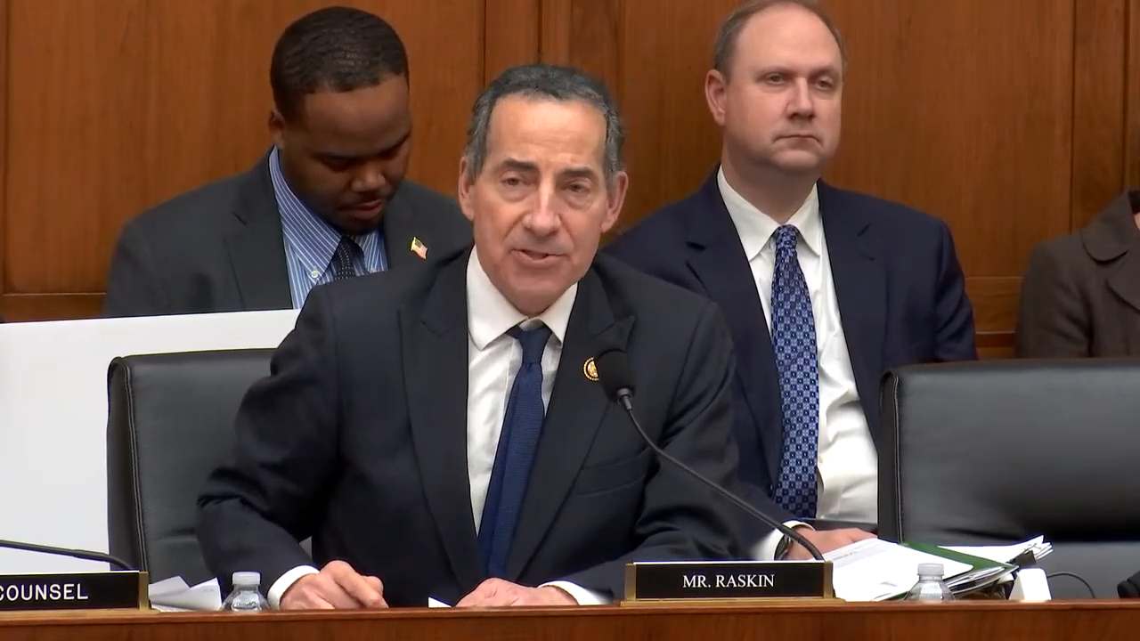'The president was criminally convicted': Jamie Raskin turns the tables ...