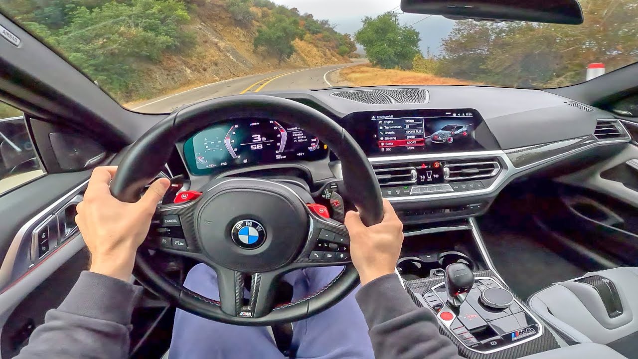 POV of what it's like to drive a 735HP BMW M4 Competition