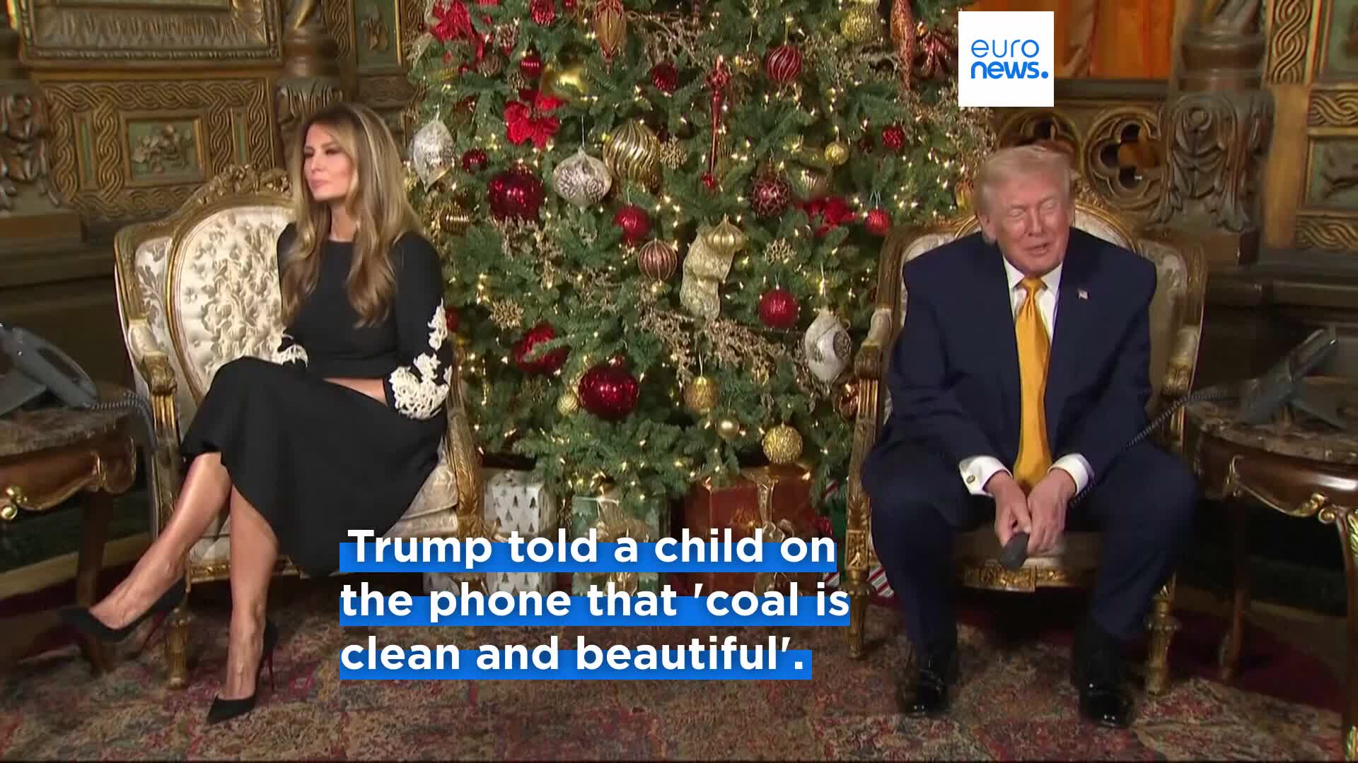 Trump warns against 'Bad Santa' and defends coal in Christmas call with ...