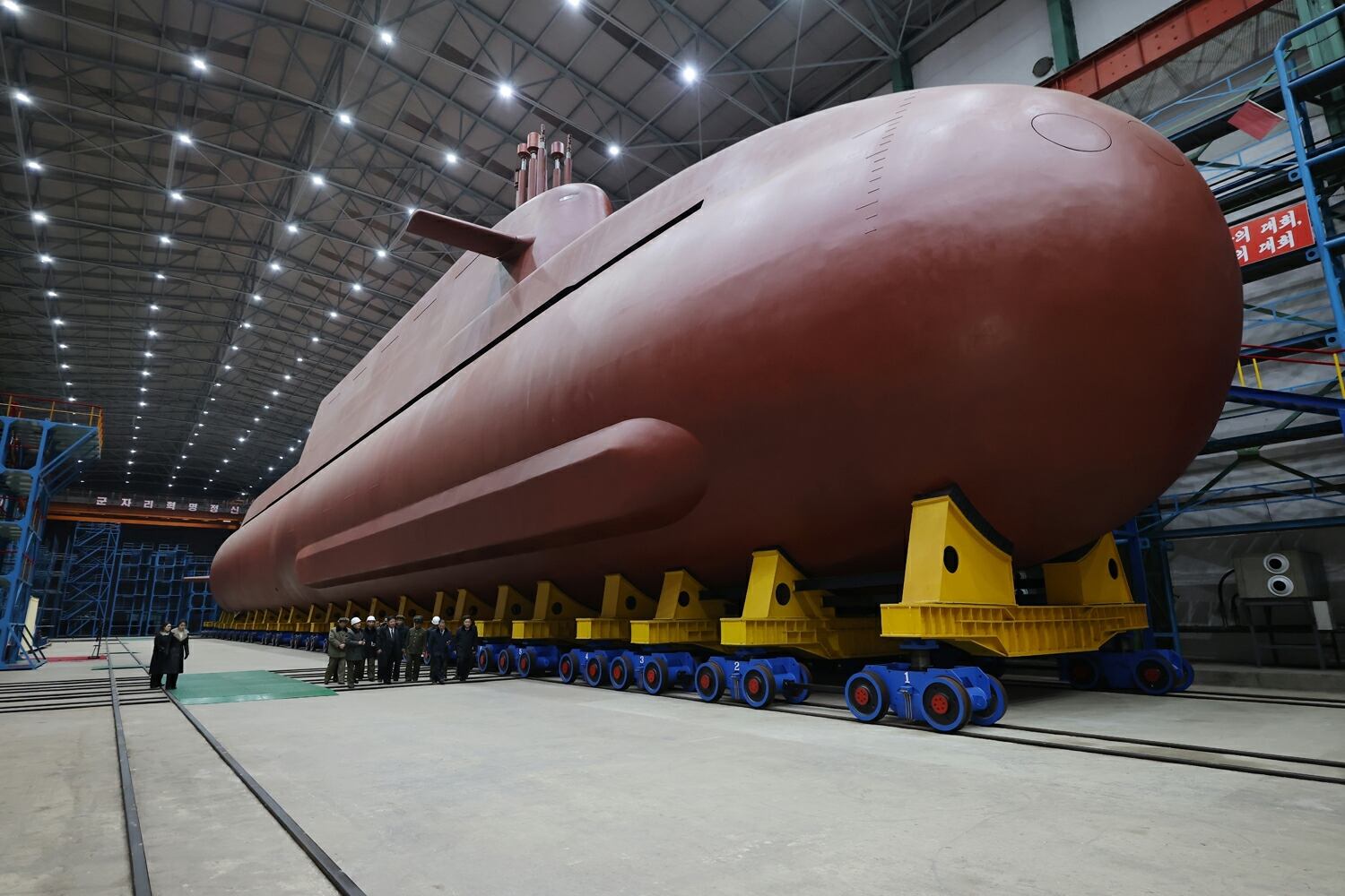 Kim Jong-un unveils nuclear-powered strategic submarine