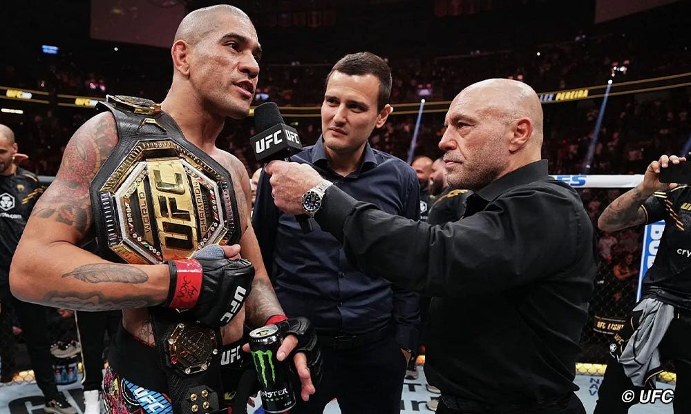 UFC Freedom 250 commentary team: Joe Rogan on call at the White House