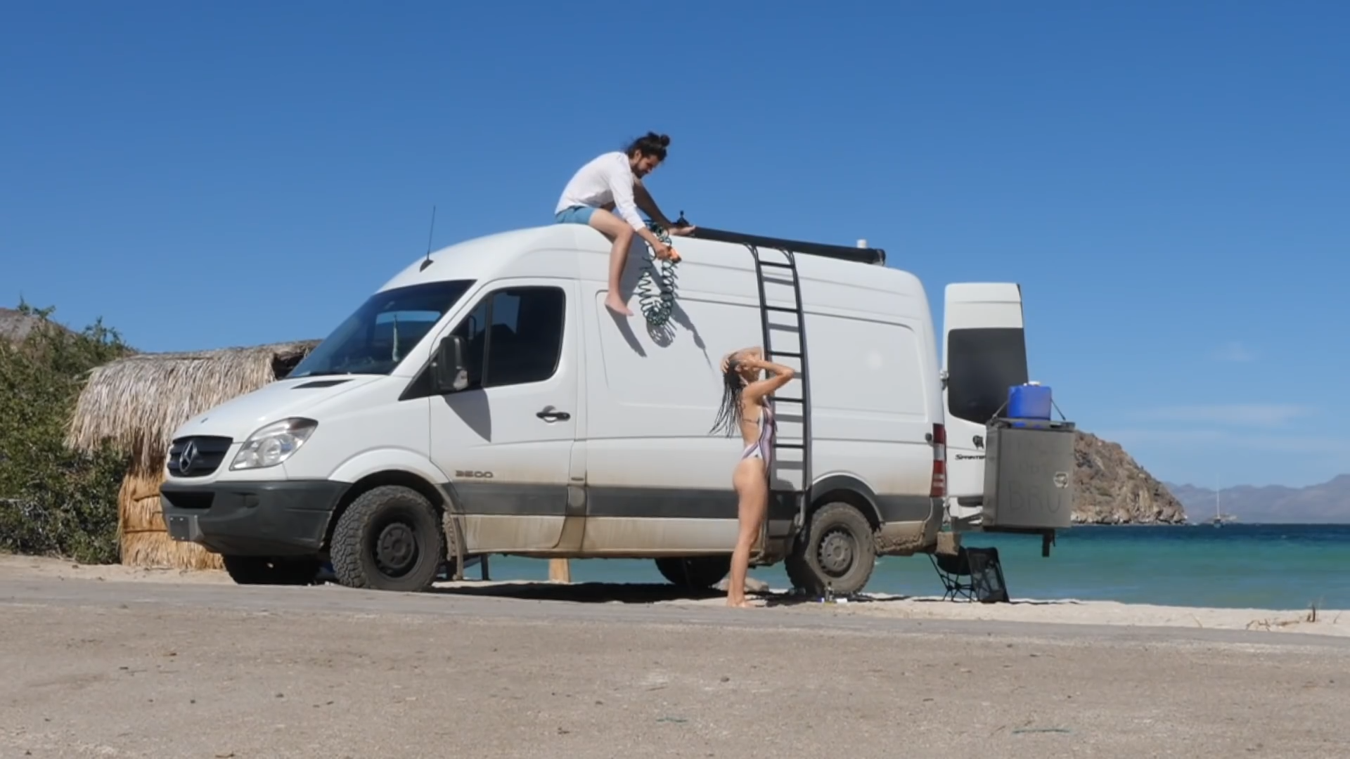 What the first snow changes at an off-grid cabin