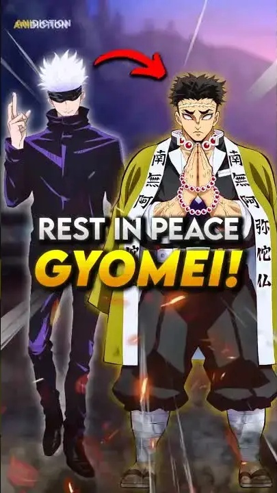 What if Gyomei and Gojo fought against each other? #shorts #gyomei #gojo