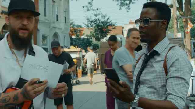Street magic for Chris Rock!