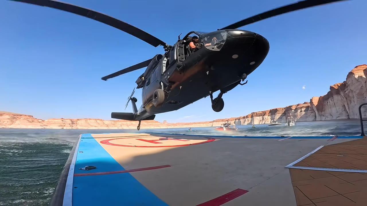 We built it too fast - why the helicopter barge had to come apart