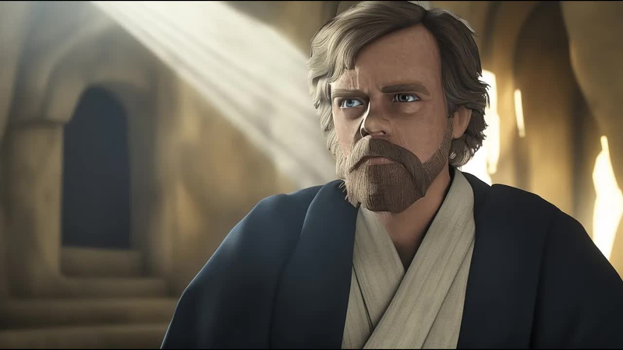 Tales of the Star Wars galaxy: Luke Skywalker talks to Darth Malak ...