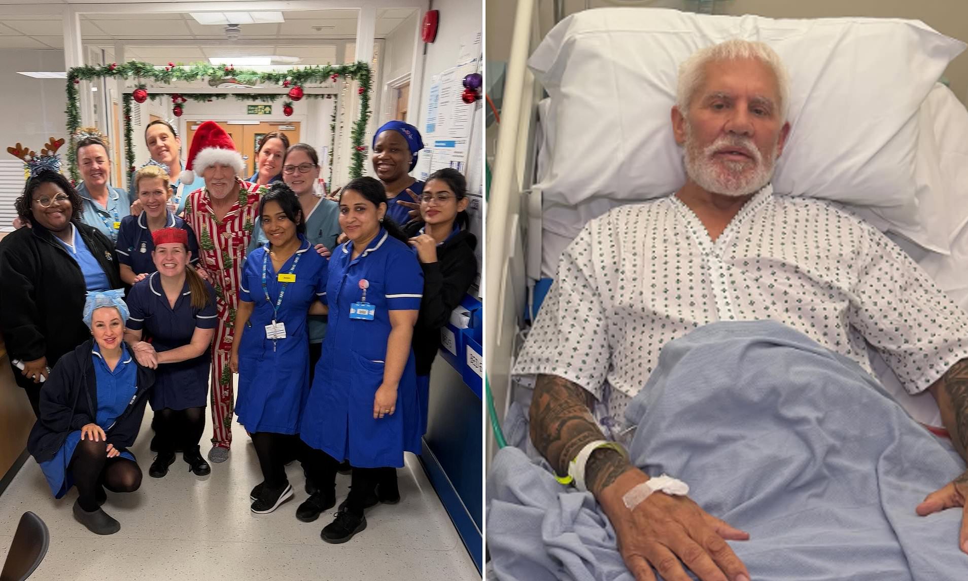 Wayne Lineker, 63, spends Christmas Day in hospital following his ...