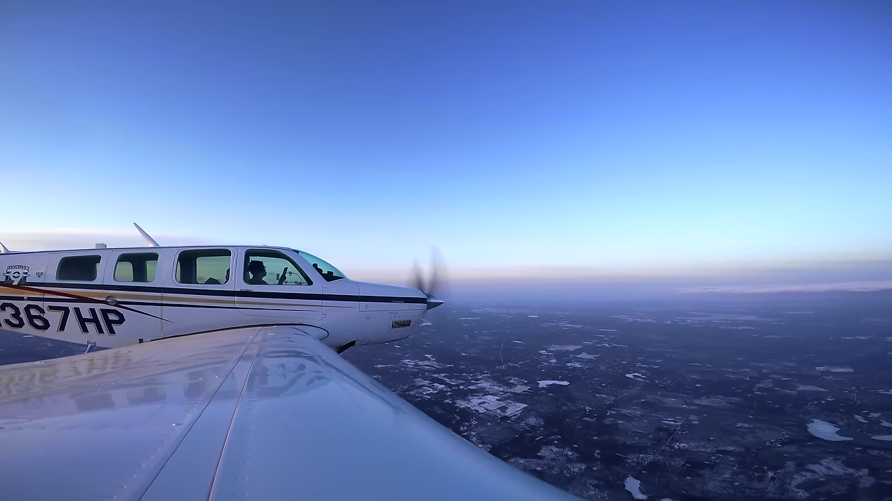 Flying 7 hours nonstop across the US in a small plane