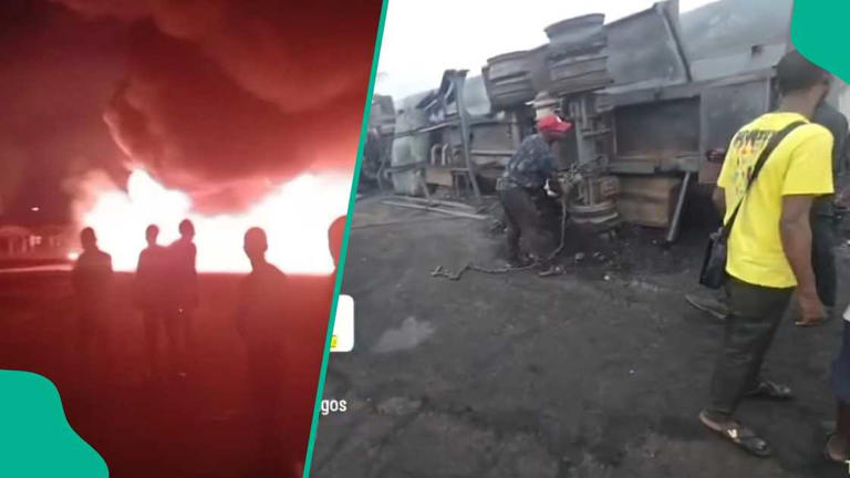 Breaking: Diesel tanker explodes, 2 people reportedly dead, LASTMA ...
