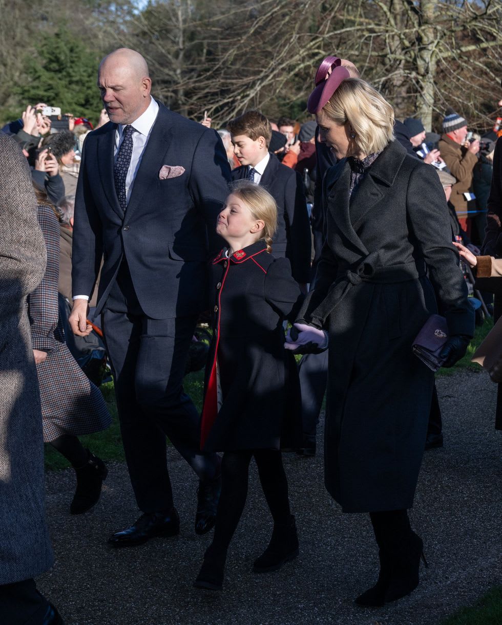 Zara and Mike make final UK appearance with royals before jetting abroad