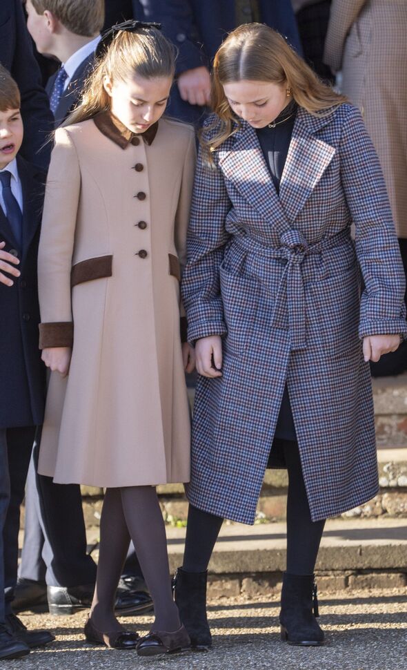 Royal fans say same thing as Princess Charlotte jokes with cousins Mia ...