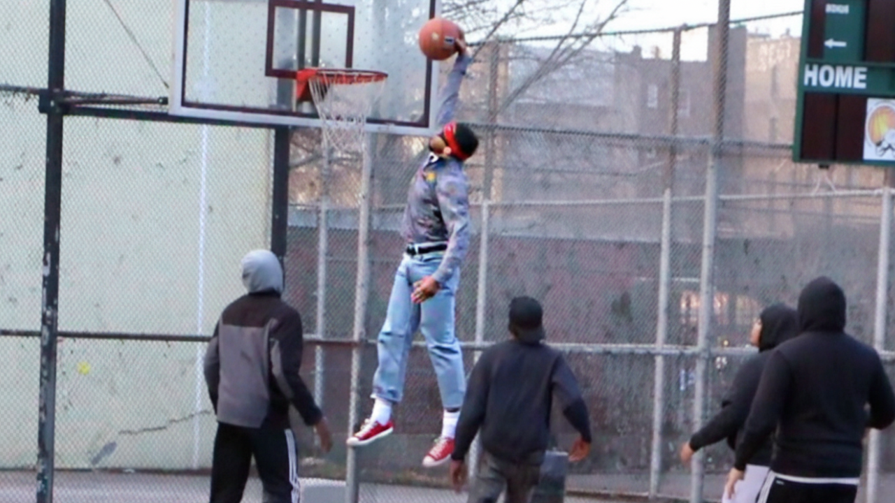 Nerdy guys shock players with basketball skills