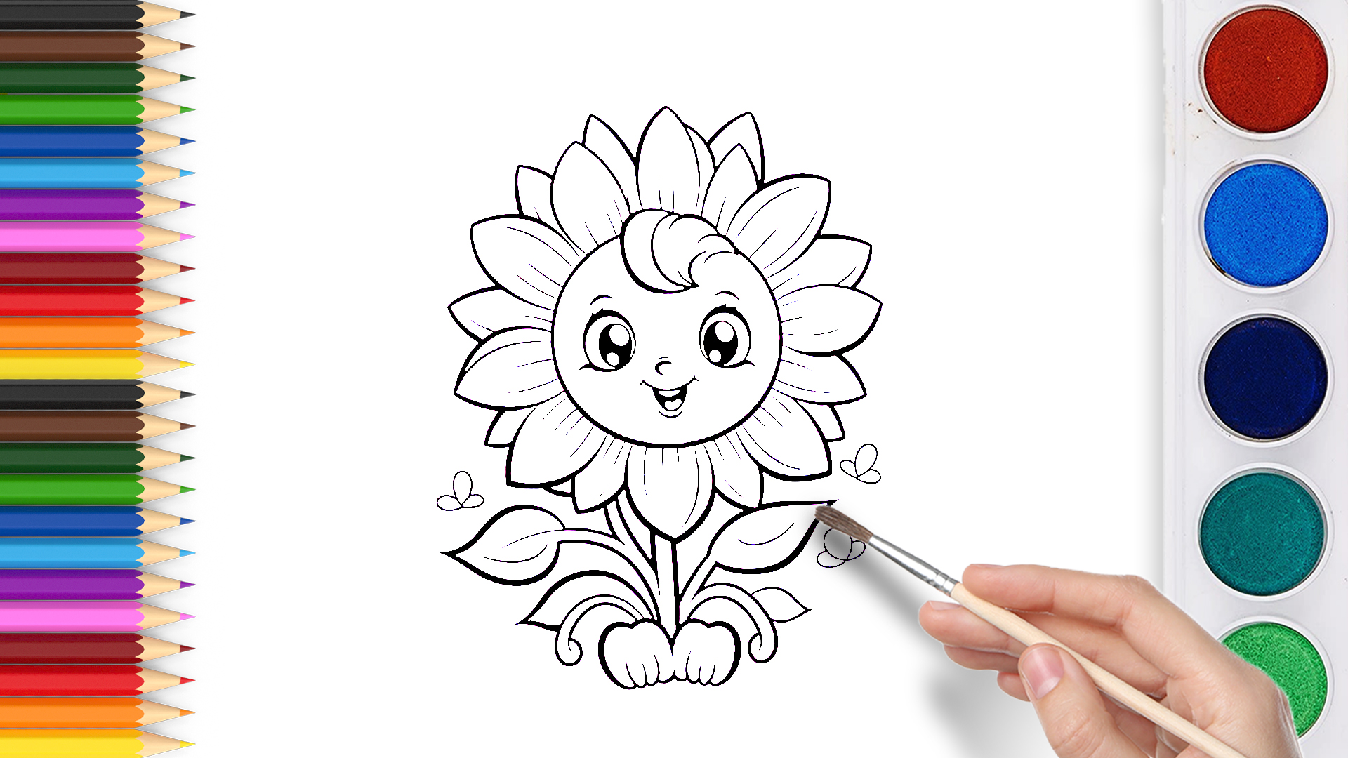 Sunflower Painting: Kids Activity to have Fun