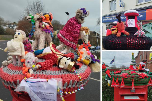 Christmas post box toppers and decorations shine in our photo showcase!
