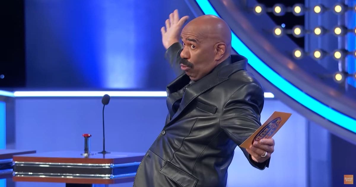 Steve Harvey gets buzzed by 'Family Feud' showrunners multiple times ...