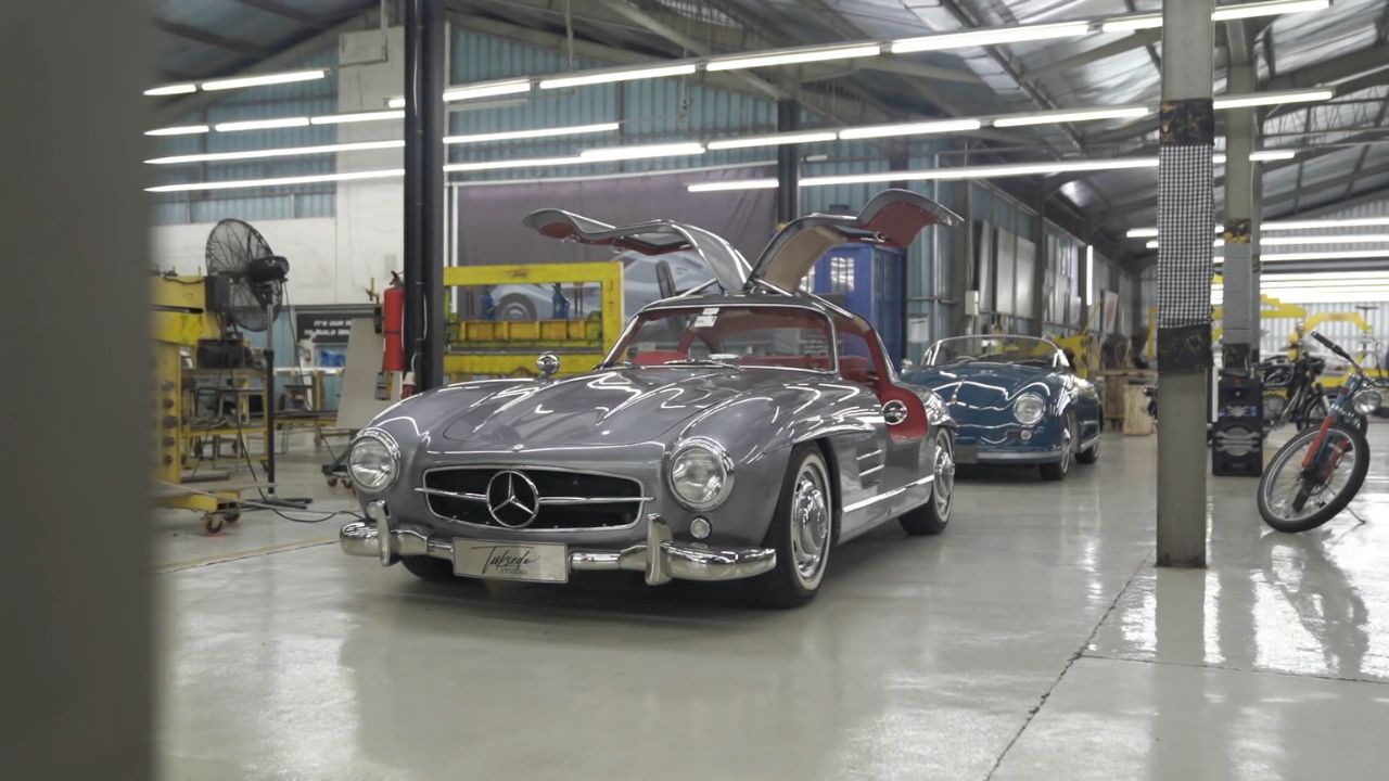 This studio in Bali builds stunning classic cars by hand, one panel at ...