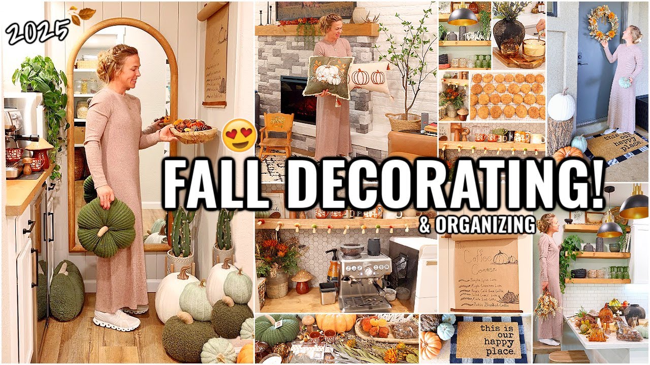 Fall decorating & organization ideas