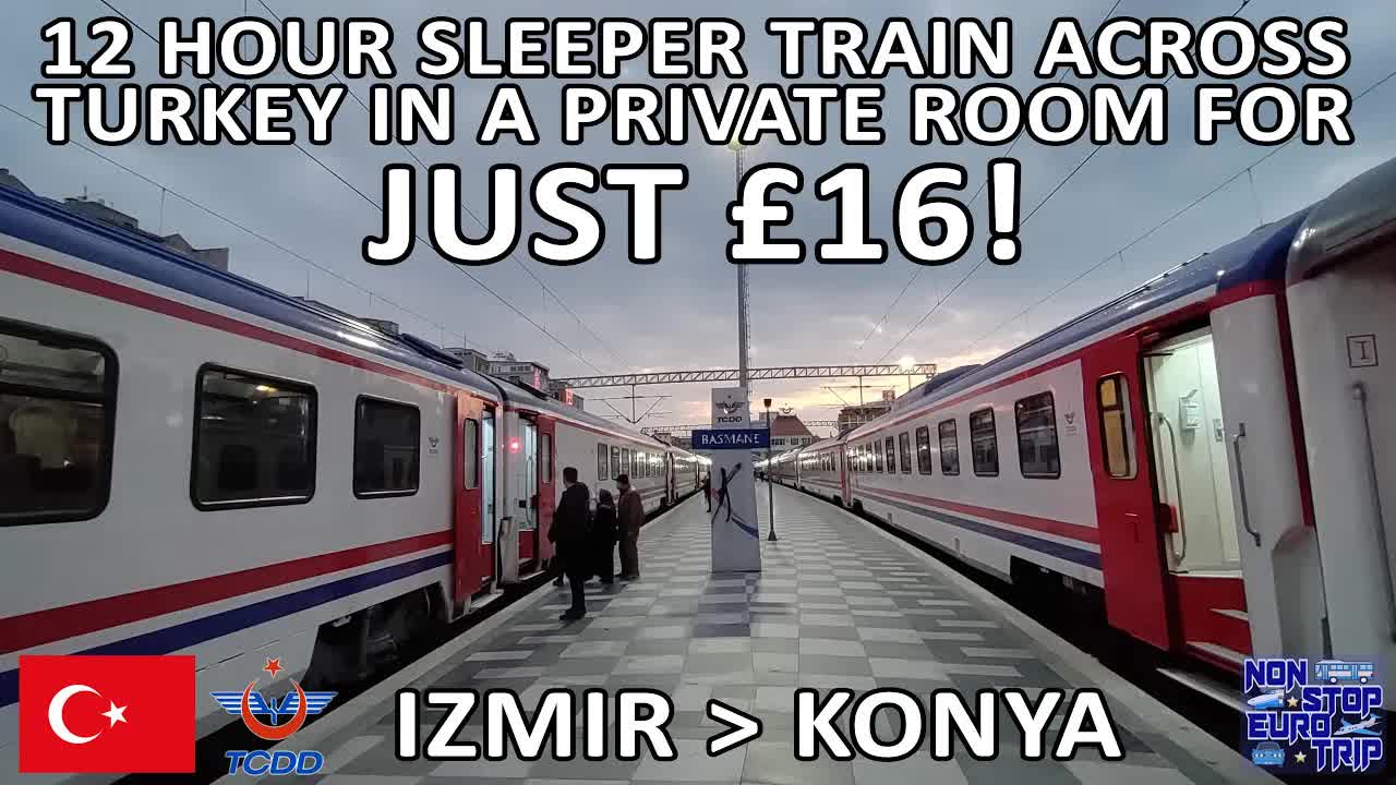 £16 for a 12 hour sleeper train across Turkey in a private room / TCDD ...