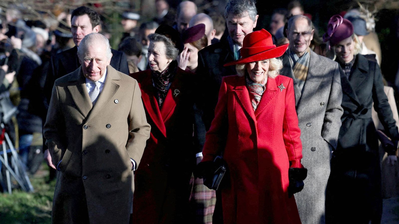 Royal family's Christmas without Andrew
