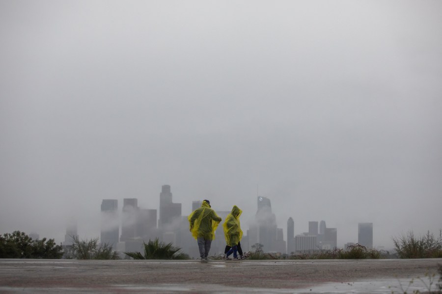 Updated rainfall totals for Southern California