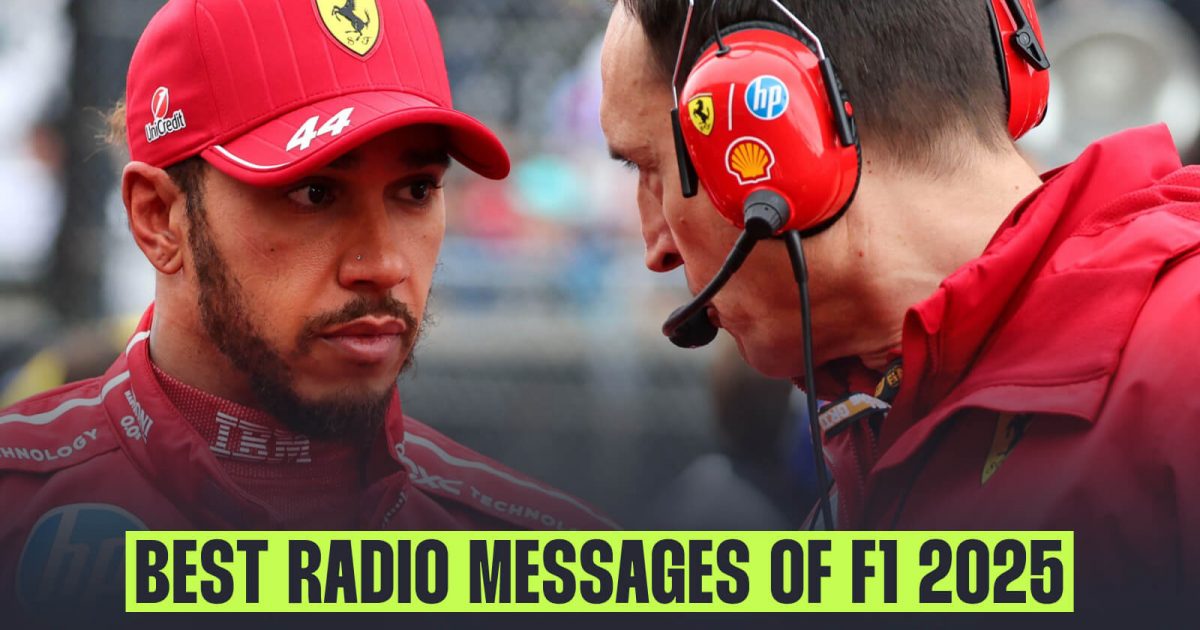 10 best radio messages from the F1 2025 championship
