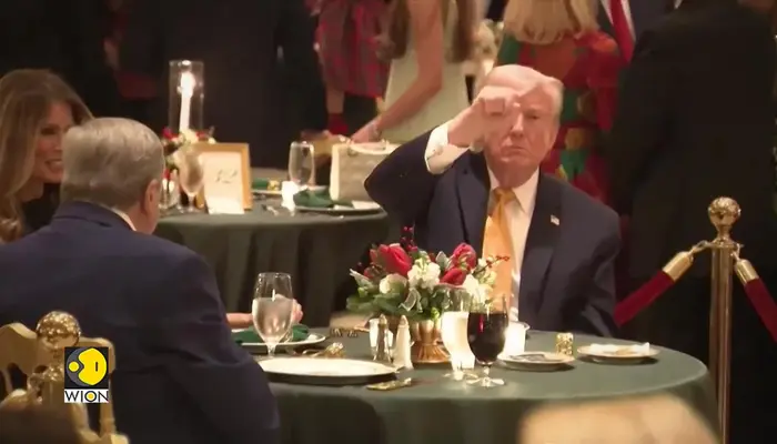 Christmas 2025: Trump jokes about 'bad Santa' during Christmas calls ...