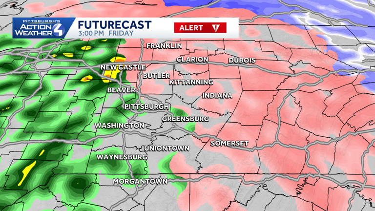 Western Pennsylvania severe weather alert: Ice on roads Friday means ...