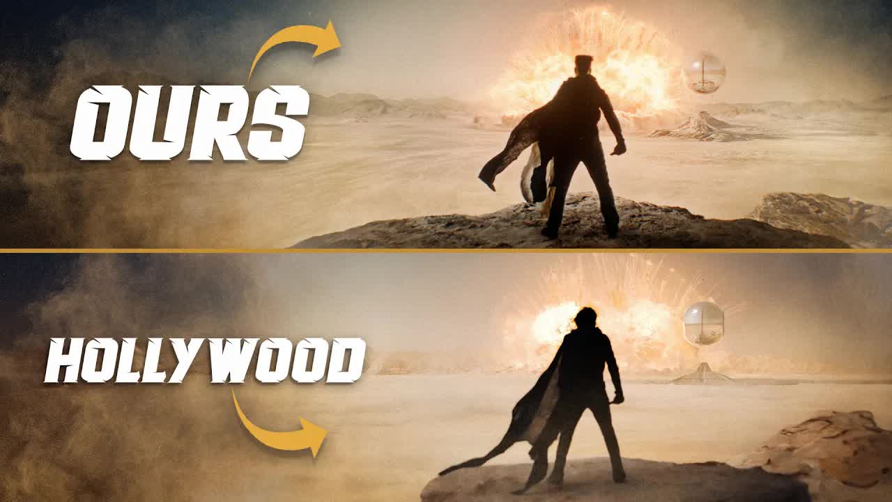 We recreated a shot from Dune part 2