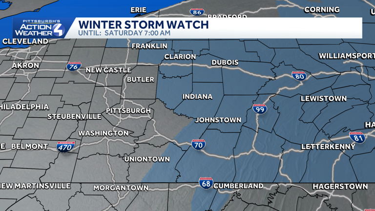 Western Pennsylvania severe weather alert: Ice on roads Friday means ...