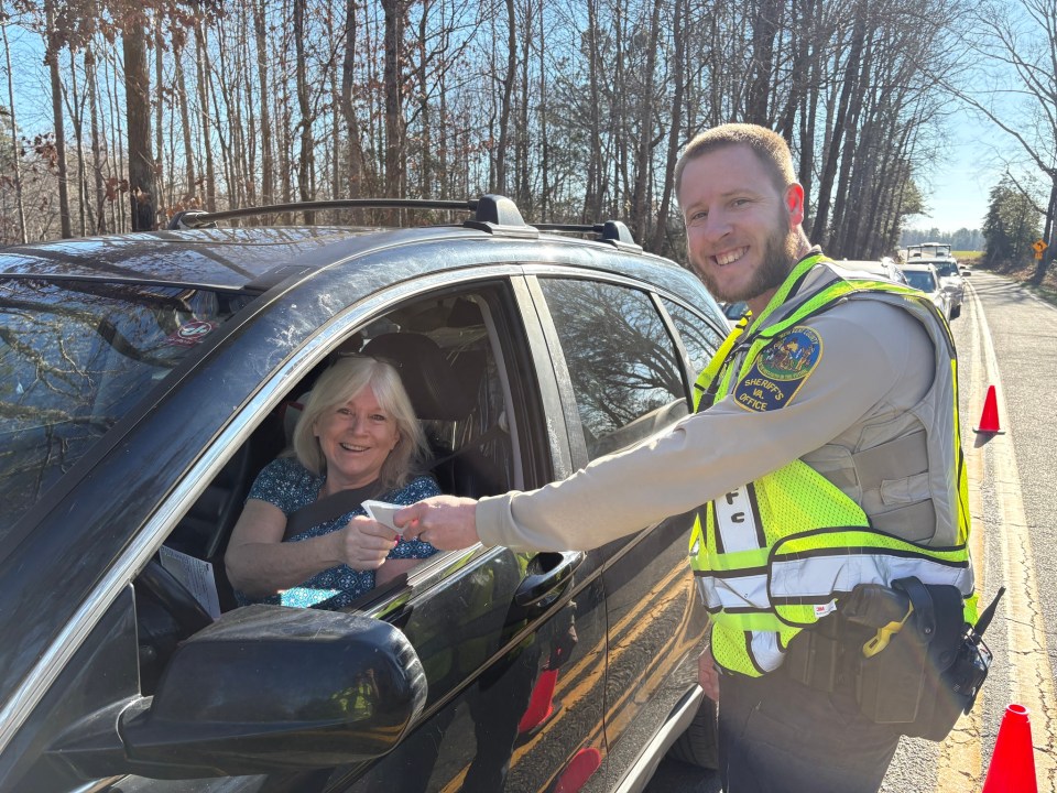 Photos: New Kent drivers given holiday gifts for buckling up