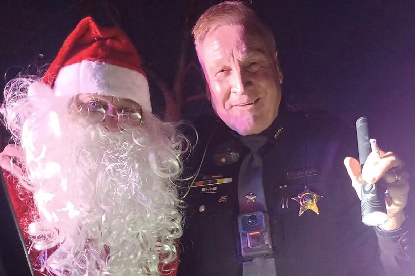 Mr and Mrs Claus caught speeding as cops claim they were 'flying too fast'