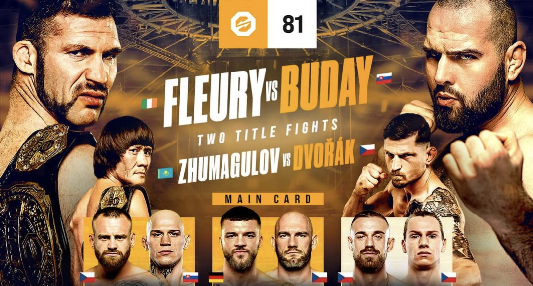 OKTAGON 81 fight card, start time, date and location | Fleury vs. Buday