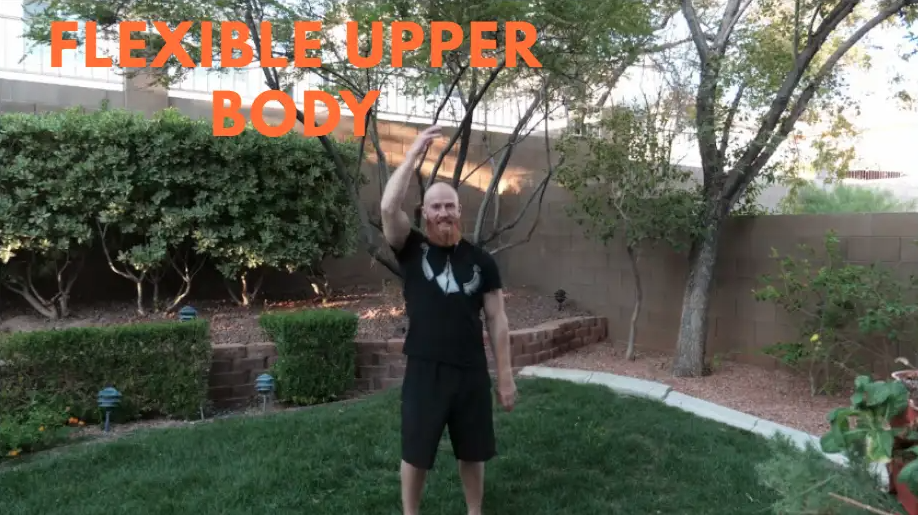 Dynamic upper body flexibility routine