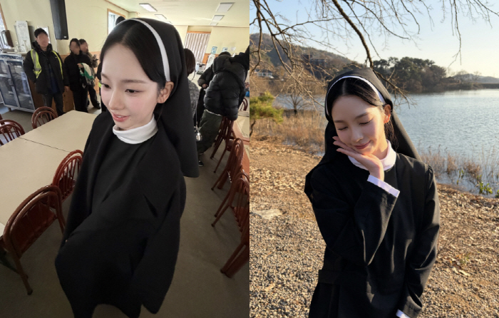 Karina, after becoming Sister Raphael, 'Happy Time' behind the scenes