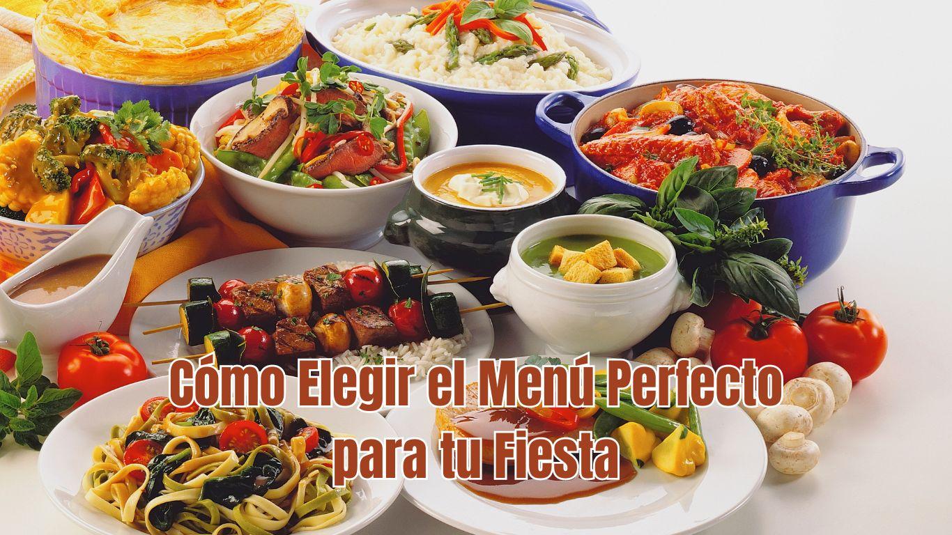 Menú de celebración: ideas, formatos y ejemplos completos