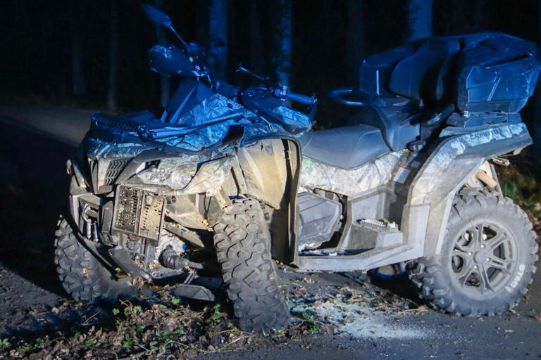 Quad-Fahrer verliert Kontrolle und kracht gegen Baum