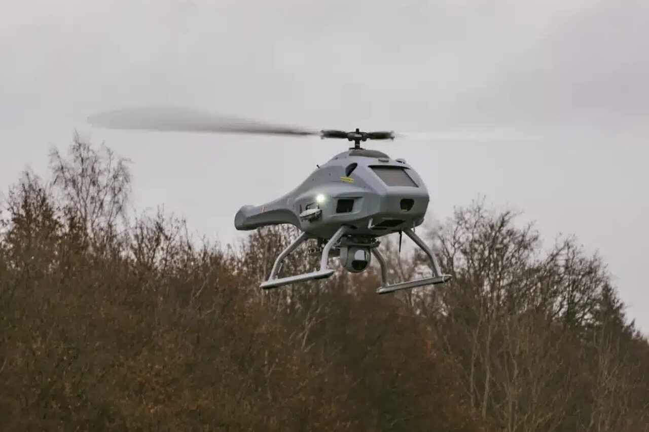 Skeldar V-200, neues UAS der belgischen Marine, absolviert seinen ...
