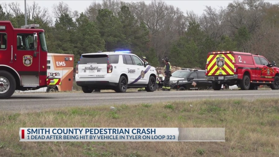 1 dead after Loop 323 pedestrian crash in Tyler