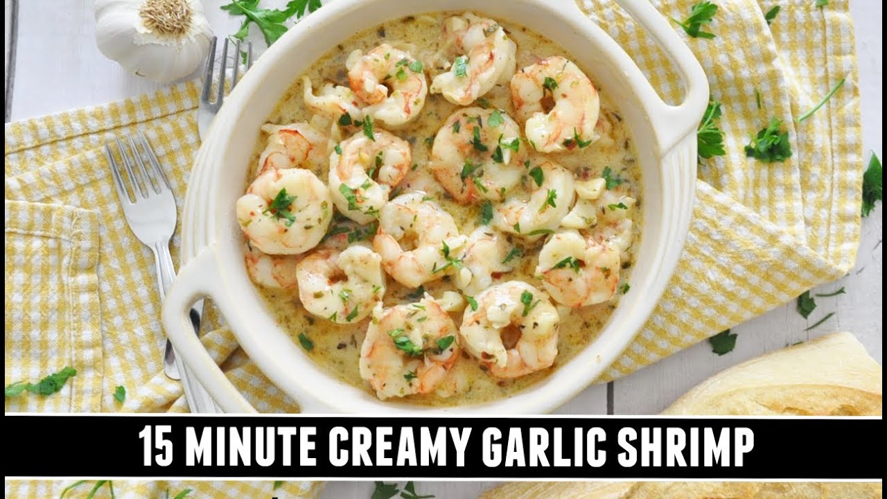 Irresistible creamy garlic shrimp one-pan recipe for easy dinner