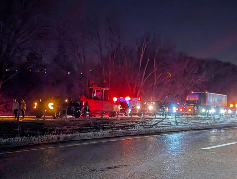 MHP investigating two-vehicle crash involving 18-wheeler and SUV