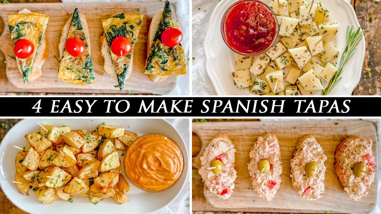 Let's make some tapas! | 4 easy to make Spanish tapas recipes