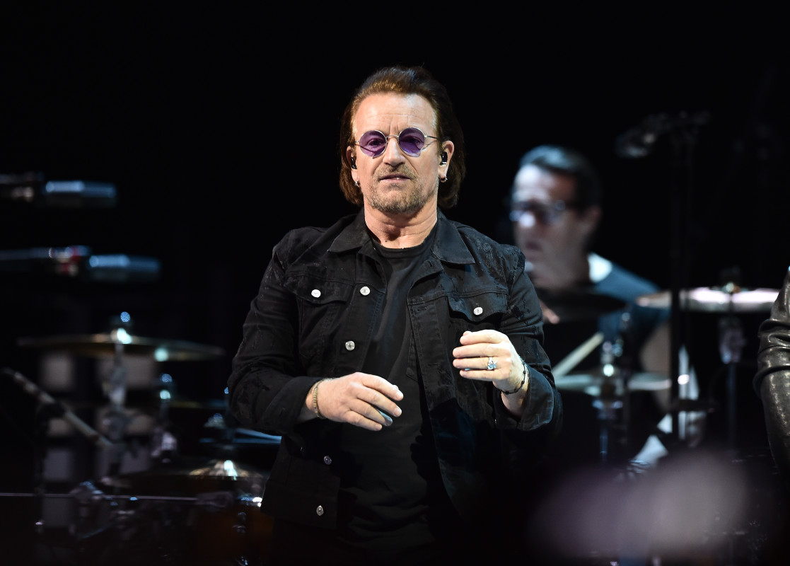 Rock icon Bono delivers unexpected performance before Christmas